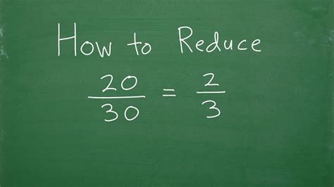 Learn How To Reduce A Fraction Be A Math Superstar Youtube