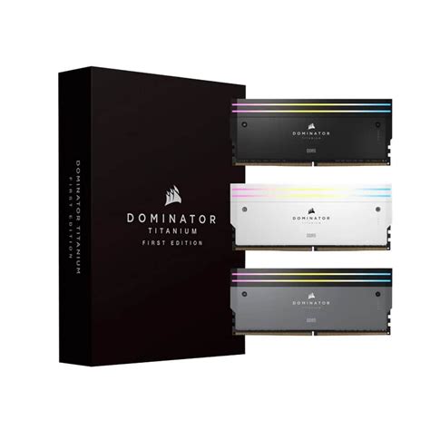 رم دسکتاپ Ddr5 دو کاناله 6600 مگاهرتز Cl32 کورسیر مدل Dominator Titanium ظرفیت 96 گیگابایت