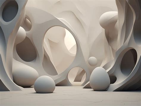 Premium Photo Abstract 3d Render Shape Design