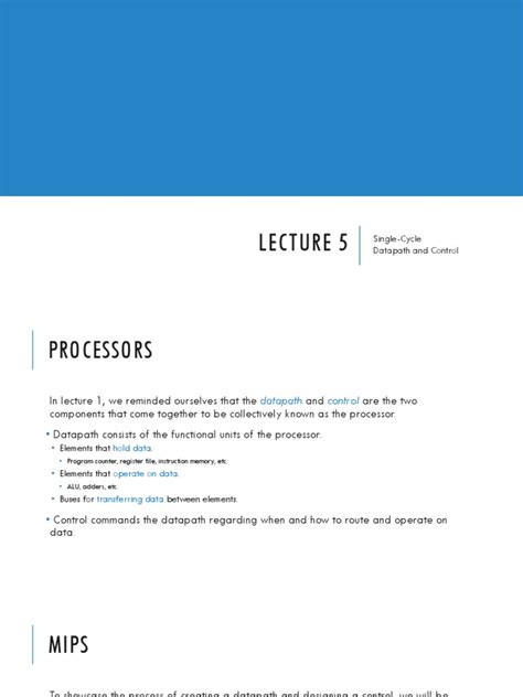 Datapath Handling R I J Type Instructions With Implementation Of