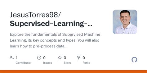 Github Jesustorres98supervised Learning Foundations Explore The Fundamentals Of Supervised