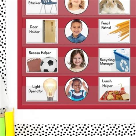Back To School Classroom Helpers For Classroom Jobs With Pictures