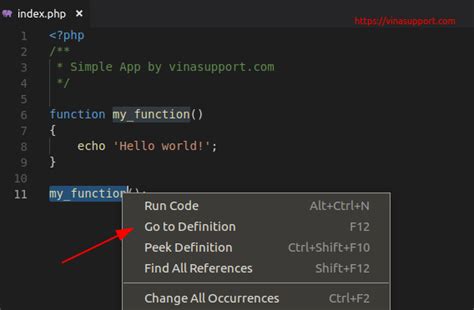 Hướng dẫn lập trình PHP sử dụng Visual Studio Code VinaSupport