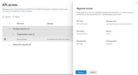 Granting Api Permissions Requests For Spfx I Am Guidozam