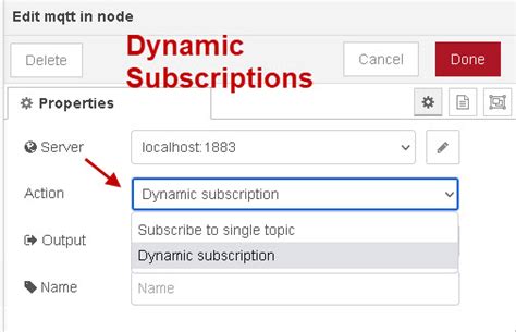 Working With Mqtt Dynamic Connections Node Red