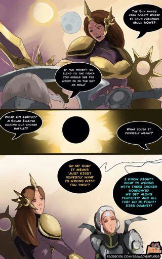 Your Daily Comic Diana Vs Leona League Of Legends Official Amino