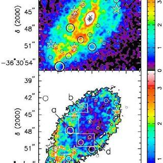 M Continuum Emission Left And M Continuum Subtracted