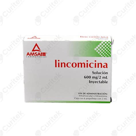 Lincomicina 600 Mg 2 Ml Inyectable