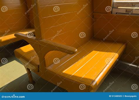 Wooden Benches Of Tradition Bogie Third Class Carriage Train Stock Image Image Of Class Cabin