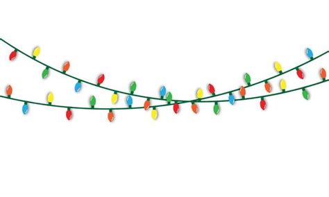 Christmas Lights String Vector Art Icons And Graphics For Free Download