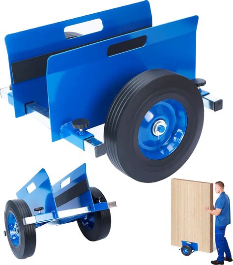 Yageannl Heavy Duty Panel Dolly Blue Slab Cart 1100lbs