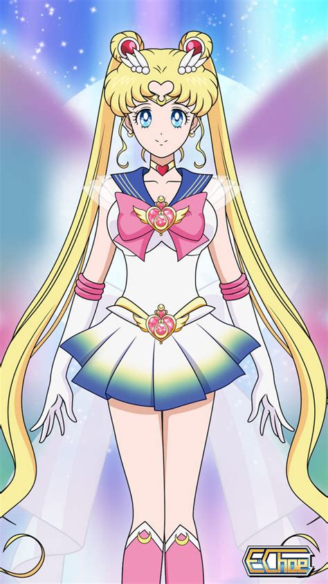 Fa Sailor Moon Super Form By E Chae On Deviantart