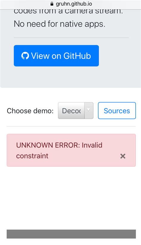 Not Working On Ios Safari Latest 114 · Issue 39 · Gruhnvue Qrcode