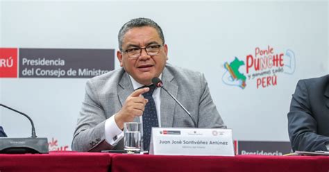 Juan José Santiváñez Autorizan Viaje Del Ministro Del Interior A