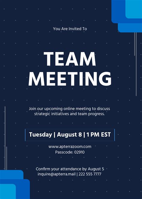 Staff Meeting Invitation 51 Effective Meeting Agenda Templates Free