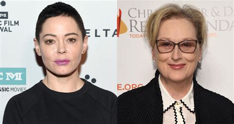 Rose Mcgowan Slams Meryl Streep And Other Actresses Plans To Wear Black