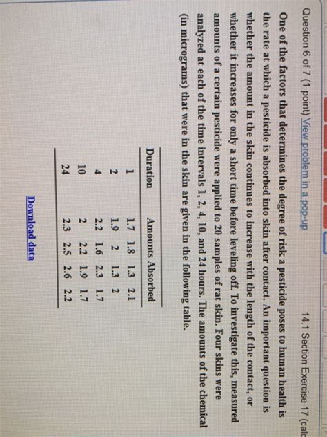 Solved 14 1 Section Exercise 17 Calc Question 6 Of 7 1 Chegg Com