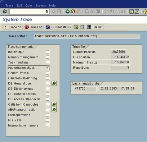 SAP Security Tutorials Performing Authorization Traces In 4 6 Using ST01