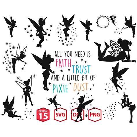 Disney Tinker Bell Bundle Svg Tinker Bell Svg Tinkerbell S Inspire