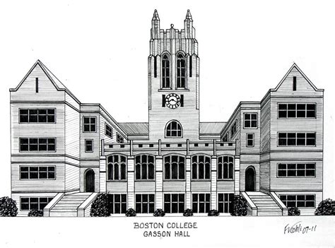 College Building Sketch At Explore Collection Of