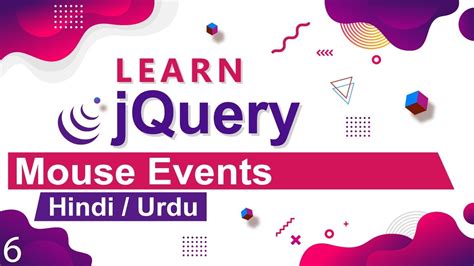 Jquery Mouse Events Tutorial In Hindi Urdu Youtube