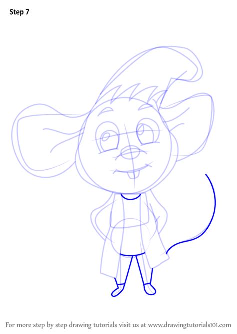 How To Draw Chibi Jaq From Cinderella Chibi Characters Step By Step DrawingTutorials101 Com