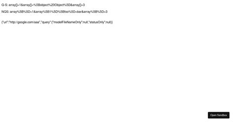 Node Qs Serialization Examples Codesandbox