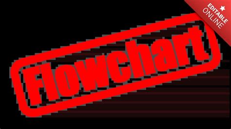 Flowchart Red Stamped Text Effect Generator