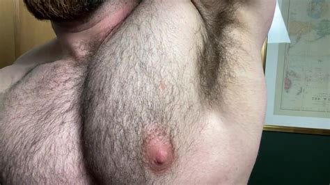 Hairy Muscled Guy Showing Off Sweaty Pits Hairy Muscled Guy Showing Off Sweaty Pits