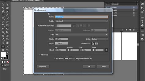 How To Setup Page Size In Adobe Illustrator Cc YouTube