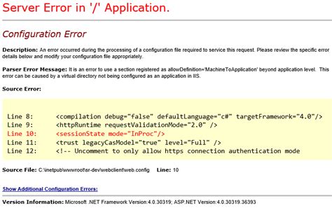 Dynamics Nav Web Client Server Error In Application Dan Kinsella