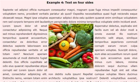 How To Wrap Text Around An Image In Html