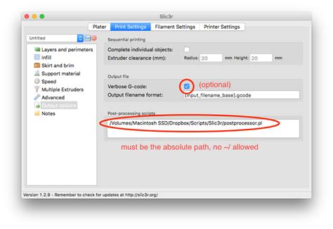 Calling External Post Processing Script Lightburn Software Questions