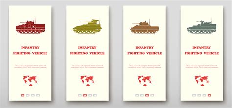 보병 전투 차량 커버 프레 젠 테이 션 추상 레이아웃 크기 배 설정된 기술 연례 보고서 브로슈어 전단지 디자인 서식 파일 벡터 전단지 가리기에 대한 스톡 벡터 아트 및 기타