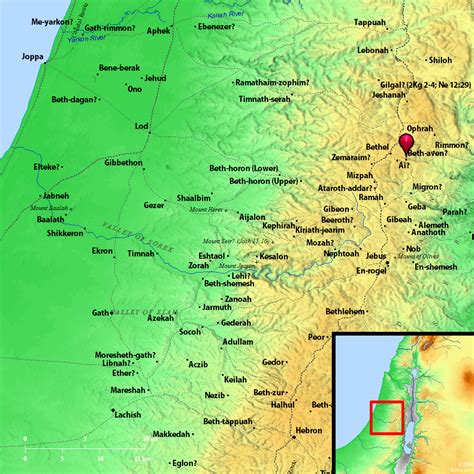 Bible Map Beth Aven