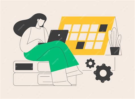 Premium Vector Revision Week Abstract Concept Vector Illustration