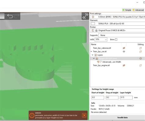 extrusion width is invalid for layer height prusaslicer prusa3d forum