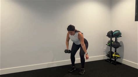 Standing Single Arm Db Row Youtube