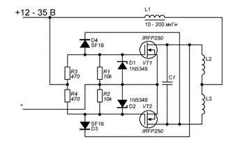 Induction Heater Circuit Using Igbt Tested Homemade Circuit Projects Artofit