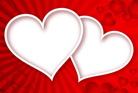 כרטיס ברכה לבבות רקע אדום יויו עריכת תמונות