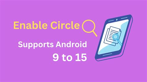 how to enable circle to search on any android device using micts