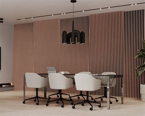 Fin Acoustic Felt Wall Panels