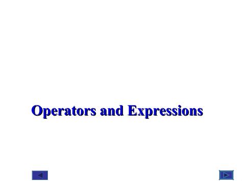 Operators And Expressions In C Ppt Programming Languages Computing Operators And Expressions In C Ppt Programming Languages Computing