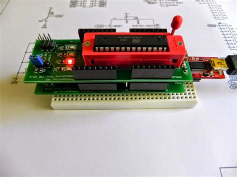 Hobbyduino Mini Boot Loader Isp Shield Hobbybotics