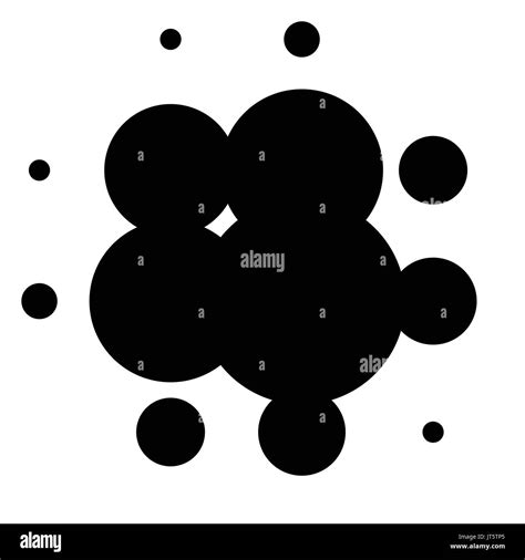 Halftone Element Circular Halftone Pattern Specks Halftone Circle Gradient Stock Vector Image