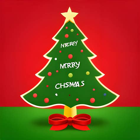 Xmas Xmas Tree No Background Logo Arthub Ai