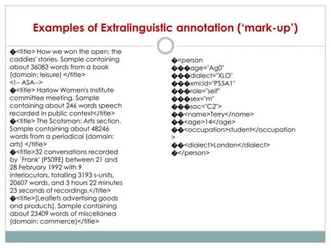 Ppt Corpus Annotation Powerpoint Presentation Free Download Id3202577