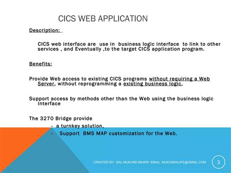 Cics Web Interface New PPT
