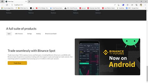 Github Rasinthadilshanjayarathnebinaceclone Binance Clone Project