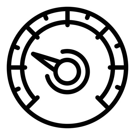 Speedometer Indicator Icon Outline Style 14368672 Vector Art At Vecteezy